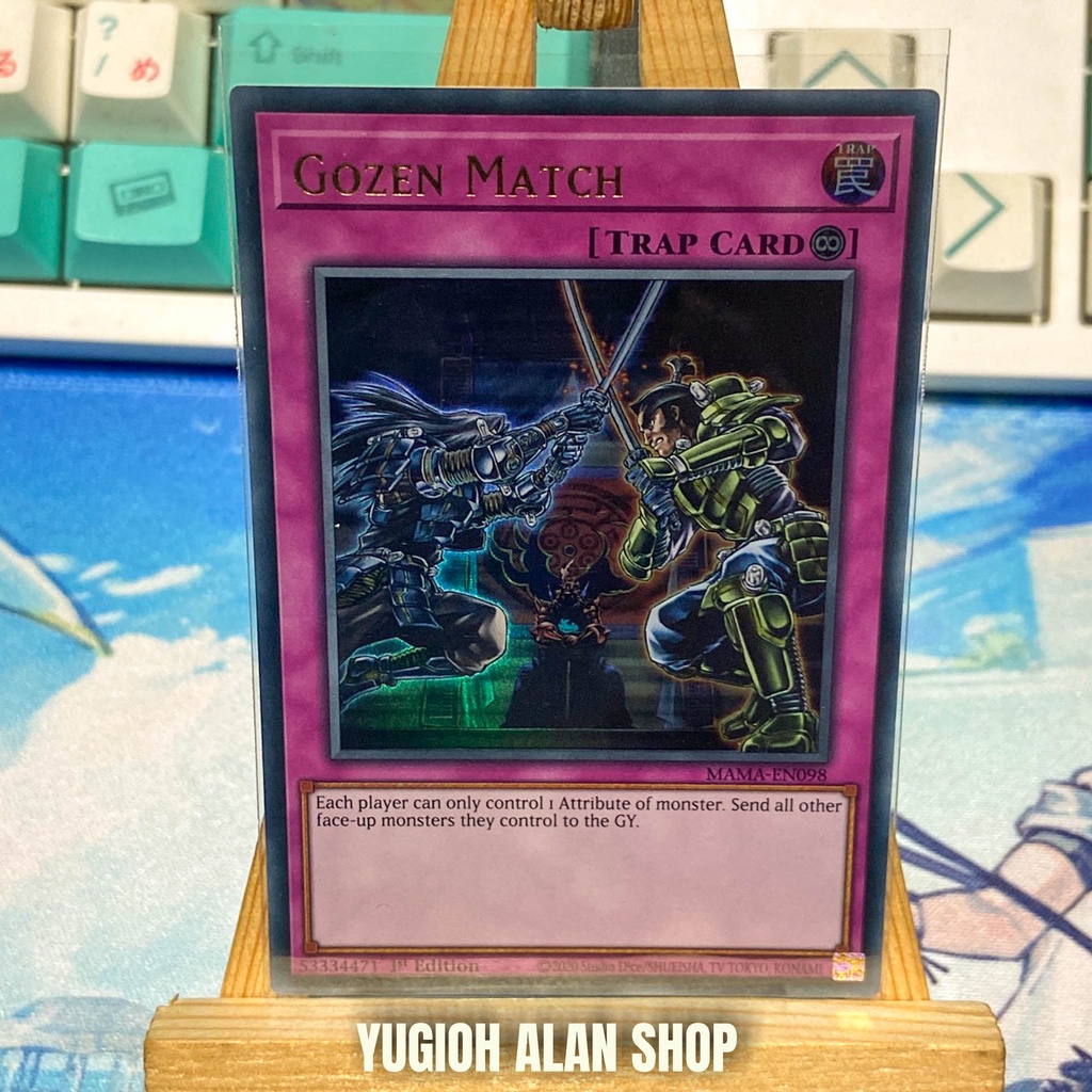 [ Bài Yugioh UK Chính Hãng ] Gozen Match - MAMA-EN098 - Ultra Rare 1st ...