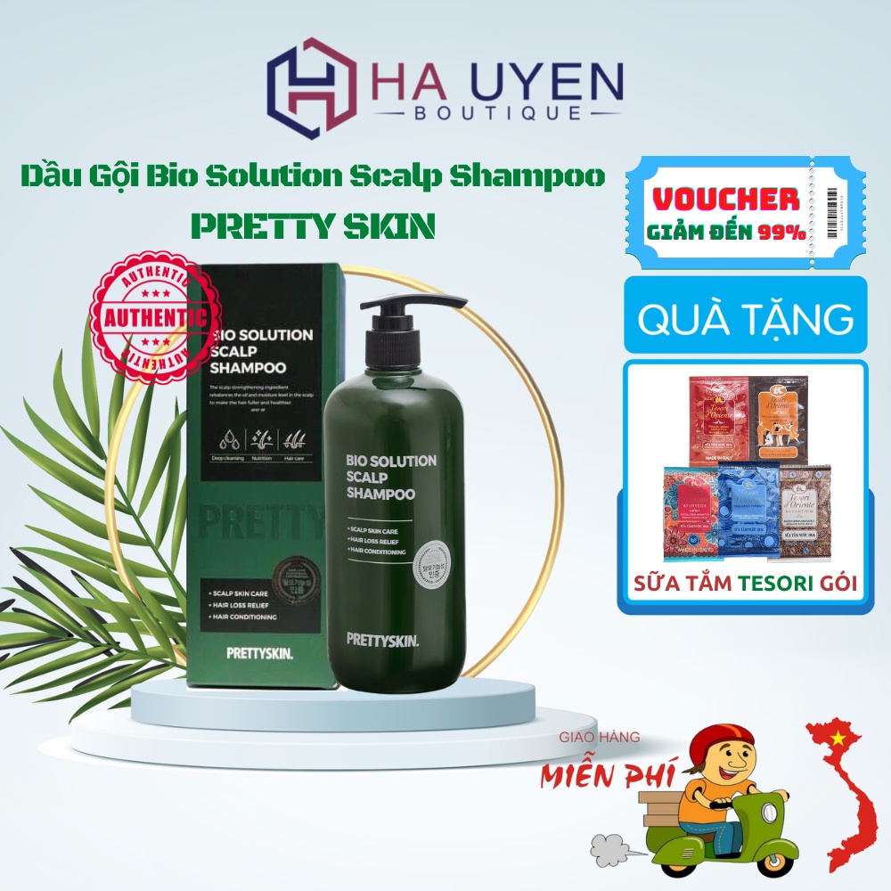 Dầu Gội Bio Solution Scalp Shampoo PRETTY SKIN, Chống Rụng Tóc & Kích Thích Mọc Tóc - 500ml ...