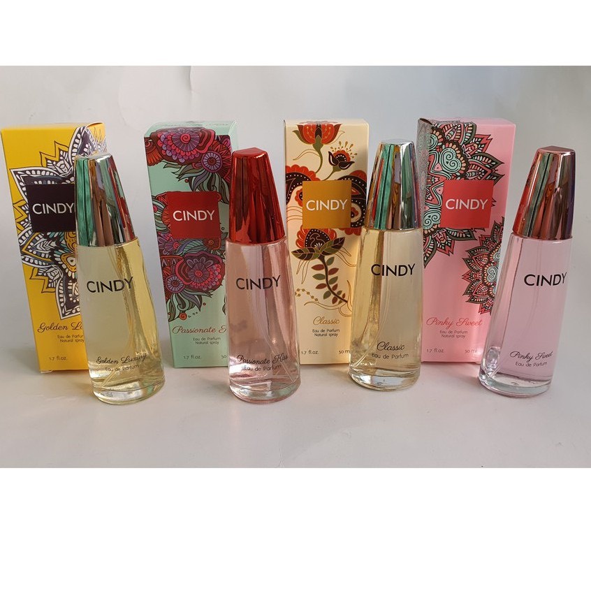 Nước hoa Cindy Sài Gòn chính hãng 50ml đủ 4 hương | Shopee Việt Nam