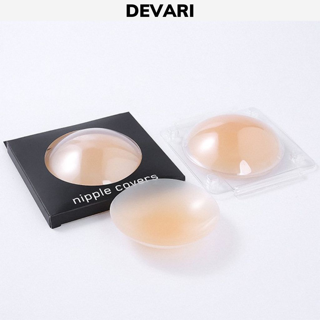 Miếng dán ngực silocon nhiệt tự thân, dán ti tự dính không dùng keo ...