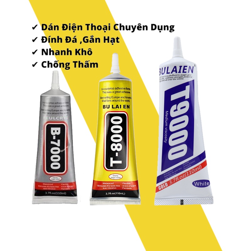 Keo dán đa năng B7000 E8000 T9000 dán màn hình điện thoại, gắn đồ trang ...