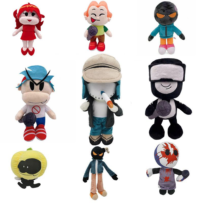 Búp Bê Nhồi Bông fnf Bạn Gái captain pico Hay whitty Trong Đêm | Shopee ...