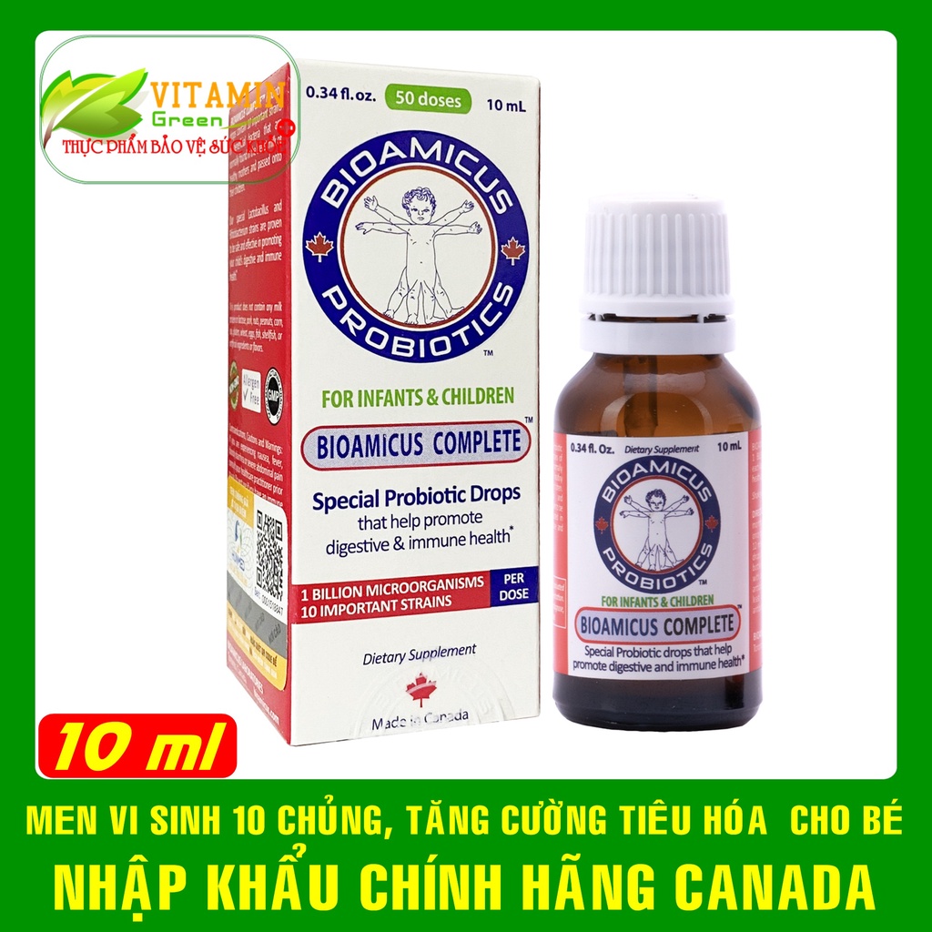 BioAmicus Complete Men vi sinh 10 chủng cho bé | Nhập khẩu chính hãng ...
