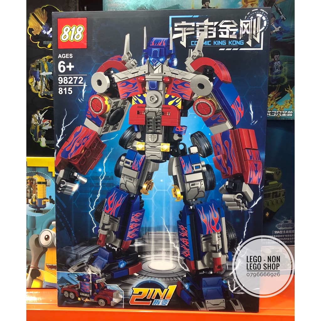 Xếp Hình Robot Optimus 818 98272 Dạng 2 in 1 815 Mảnh | Shopee Việt Nam