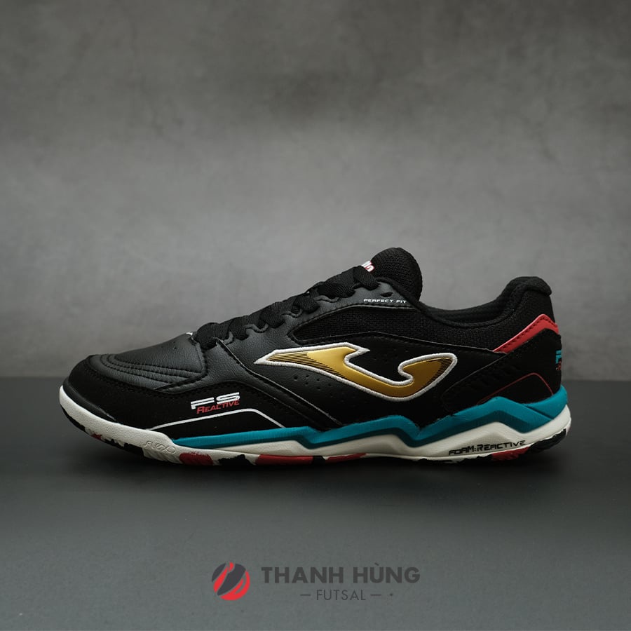 GIÀY ĐÁ BÓNG CHÍNH HÃNG JOMA FS REACTIVE 2301 - ĐEN/TRẮNG | Shopee Việt Nam