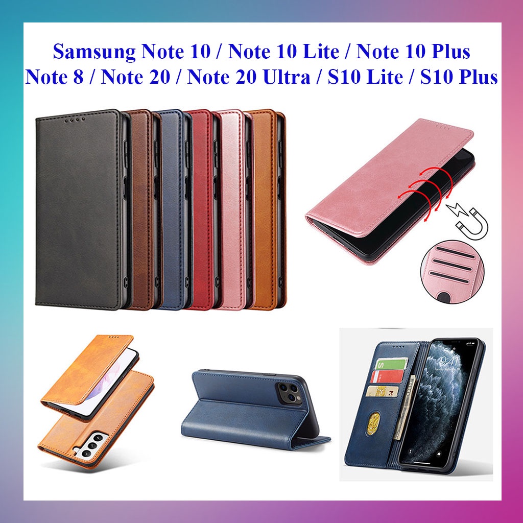Bao da Samsung Note 10, Note 10 Plus, Note 10 Lite, S10 Lite, S10 Plus, Note 20, Note 20 Ultra ...