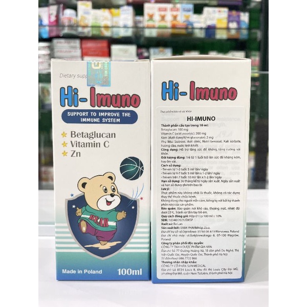 Siro Hi-Imuno Tăng Sức Đề Kháng | Shopee Việt Nam