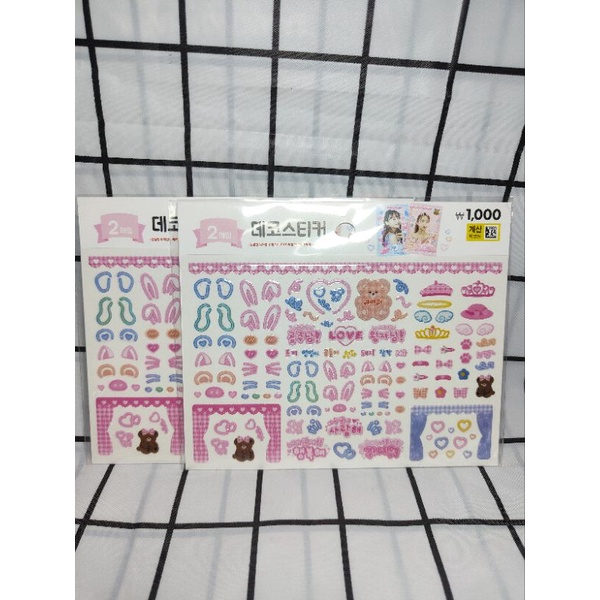 [Có sẵn] sticker tai thỏ daiso | Shopee Việt Nam