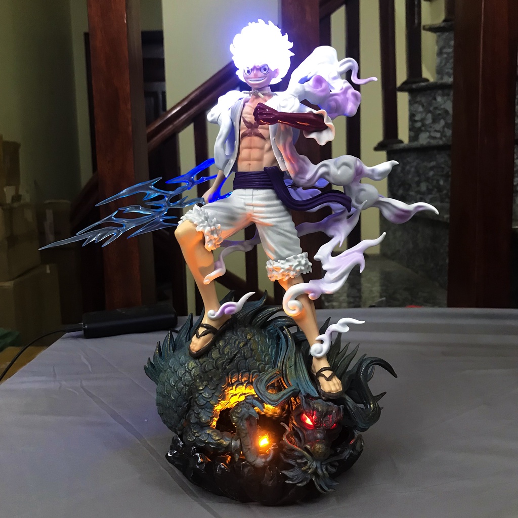 Mô hình luffy gear 5 độ led có dây usb ( one piece ) | Shopee Việt Nam