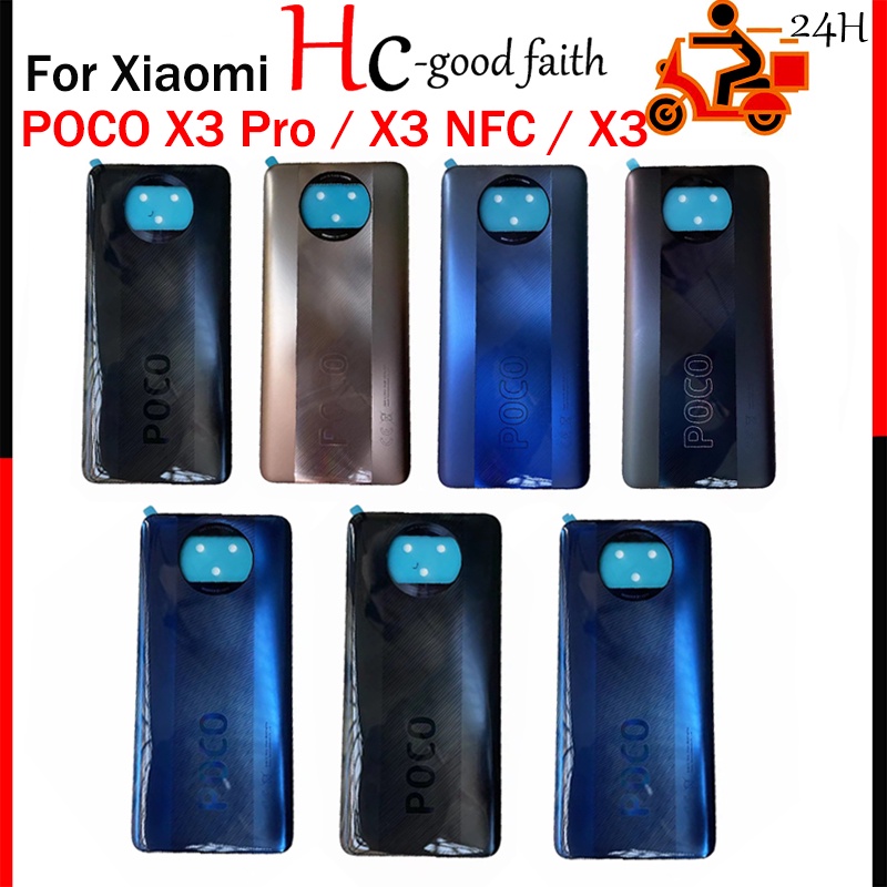 Nắp Pin Thay Thế Phía Sau Cho Xiaomi Poco X3 NFC Poco X3 Pro | Shopee ...
