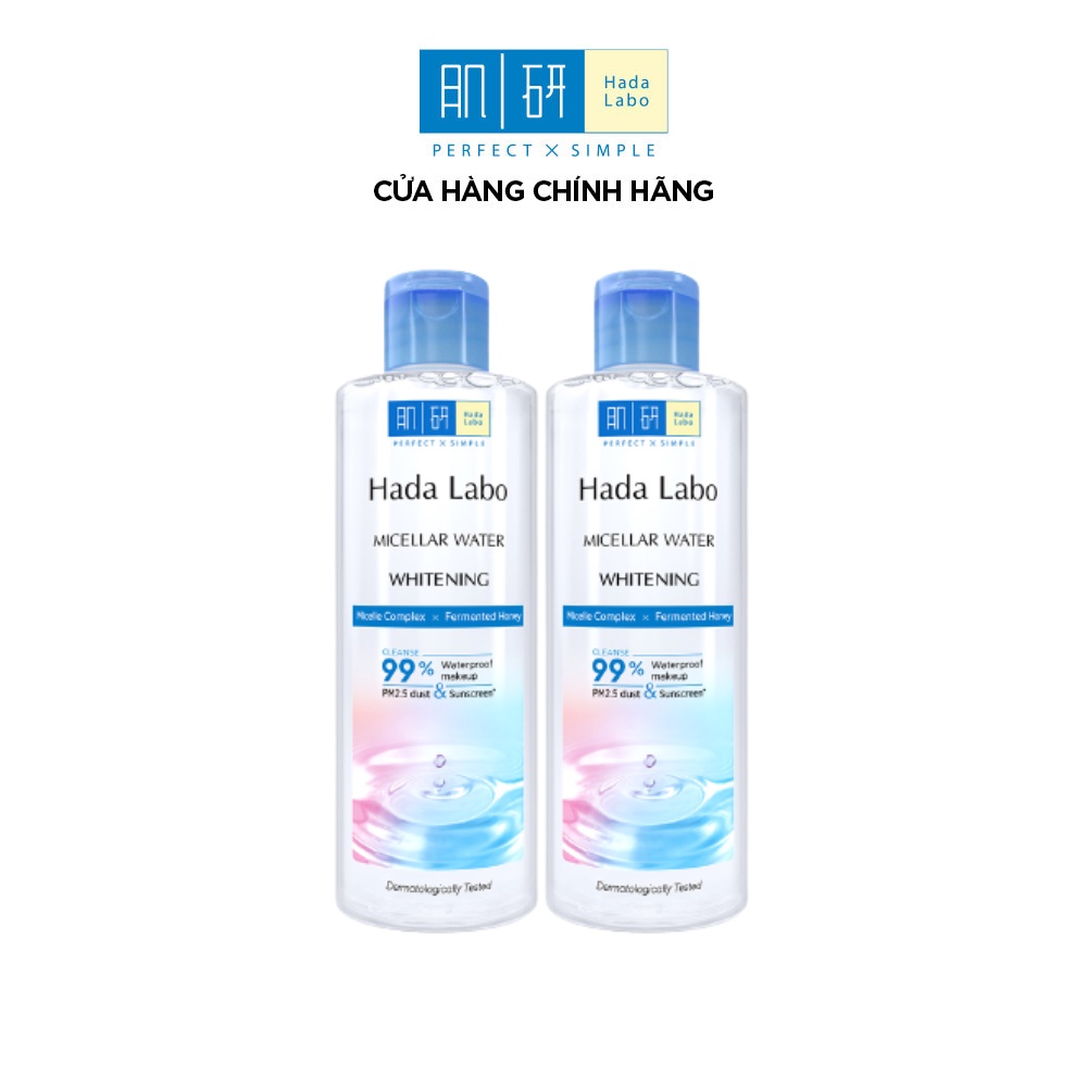 [VB] Combo 2 Nước tẩy trang sạch sâu dưỡng trắng Hada Labo Micellar ...