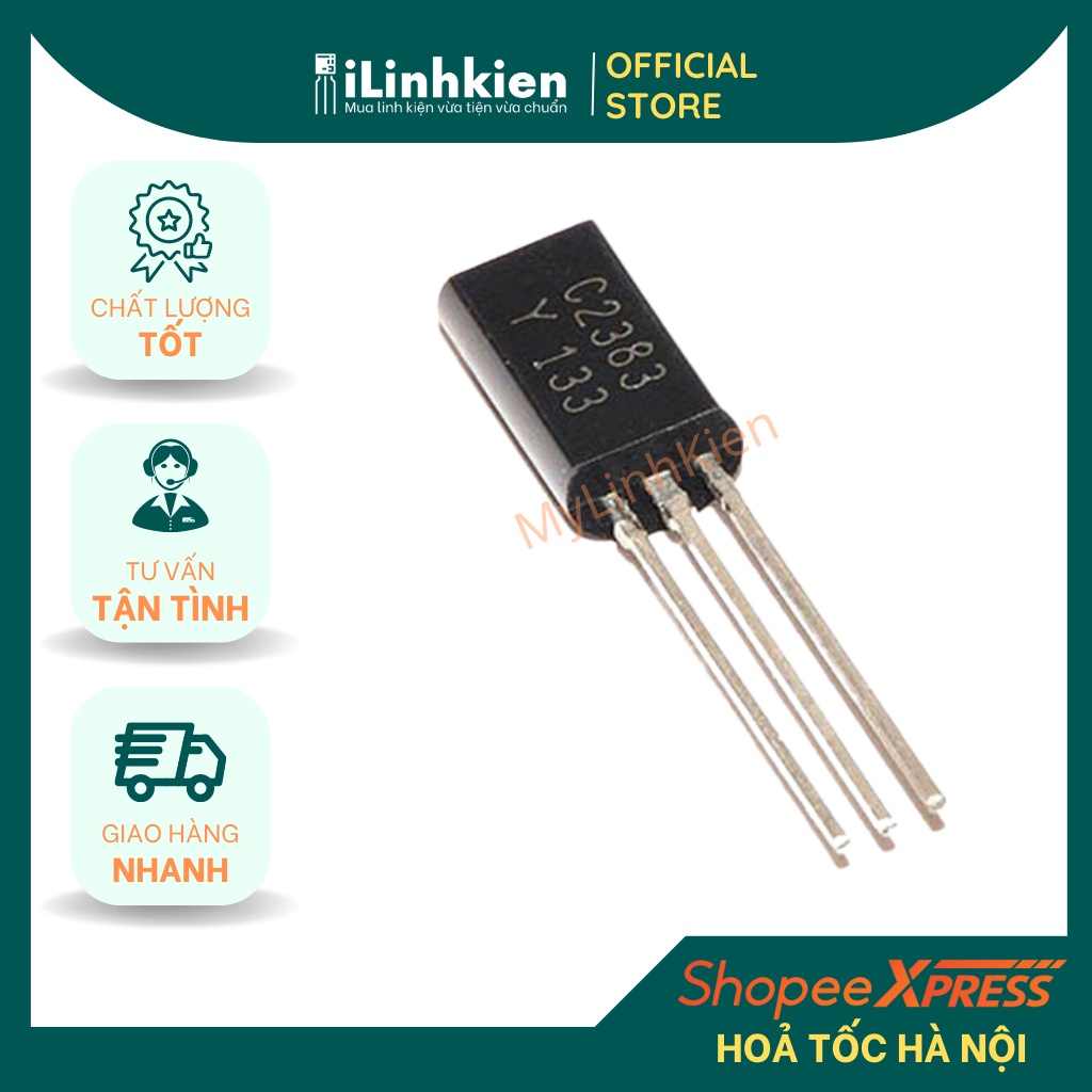 C2383 2SC2383 túi 10 con NPN Transistor 1A 160V TO-92L chất lượng cao | Shopee Việt Nam