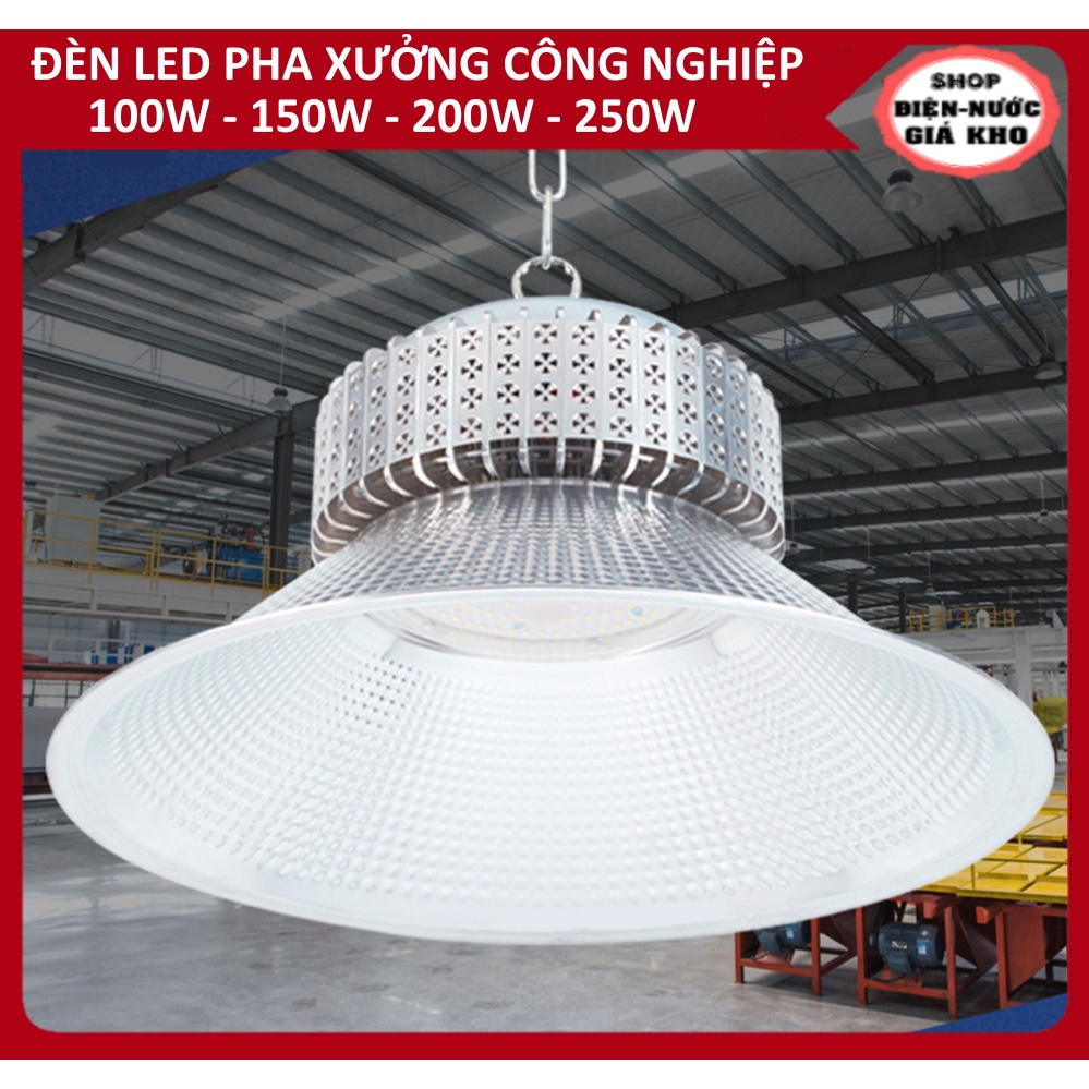 Đèn Led pha xưởng 100W 150W 200W 250W 50W ánh sáng trắng Đèn Công ...