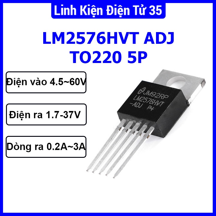 Linh kiện LM2576HVT TO220 5P điện áp 5V/12V mạch tích hợp đa chức năng, chất lượng cao | Shopee ...