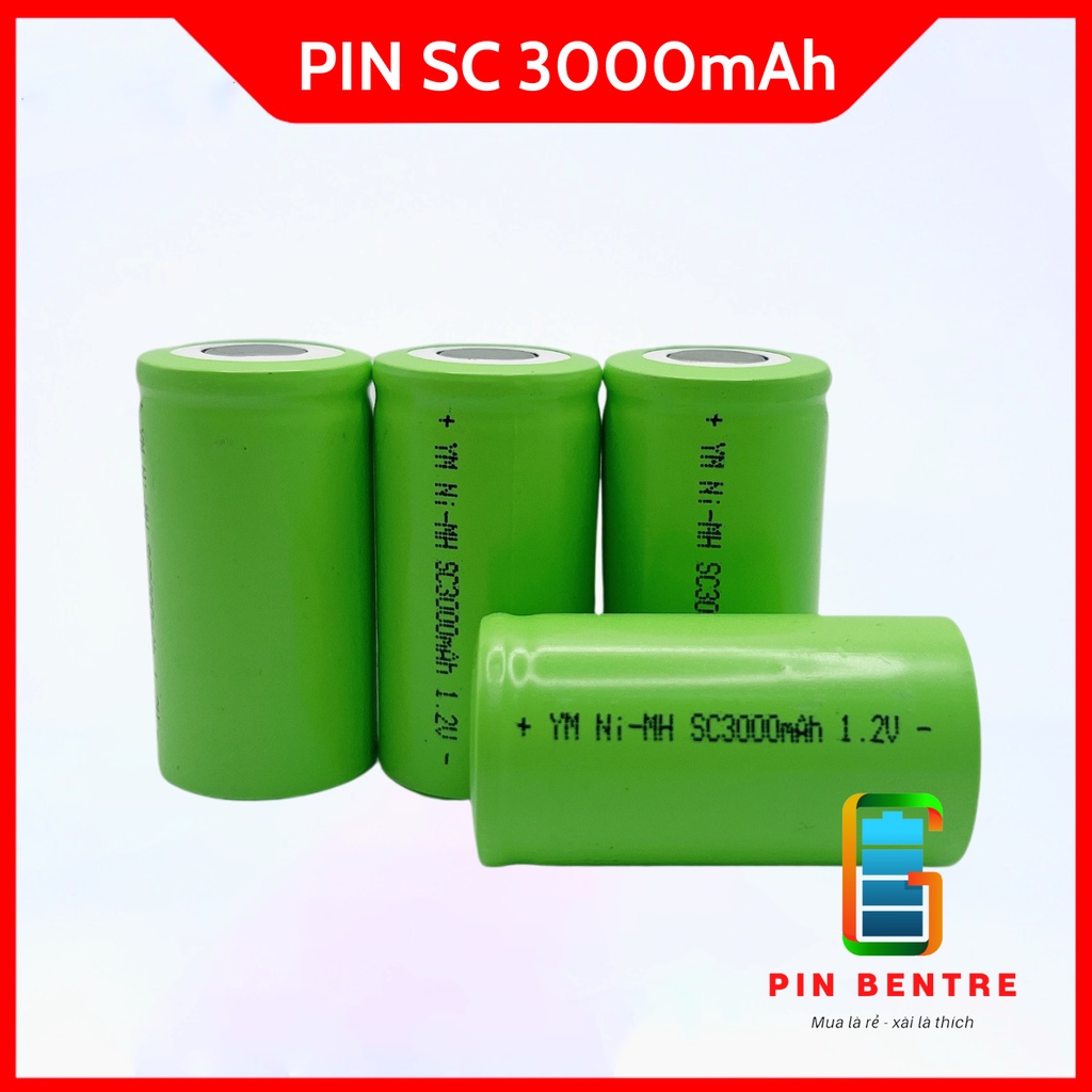 Pin Ni-Mh SC 1.2V xả cao 10-15C dung lượng 3000mAh [PBT247] | Shopee ...