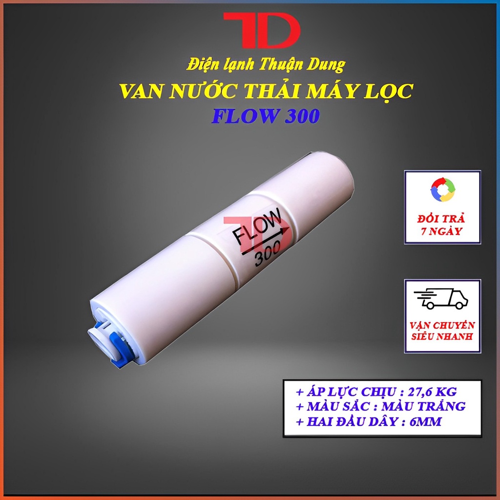 Van xả nước thải, máy lọc nước RO , van Flow 300 nối nhanh - Điện Lạnh ...