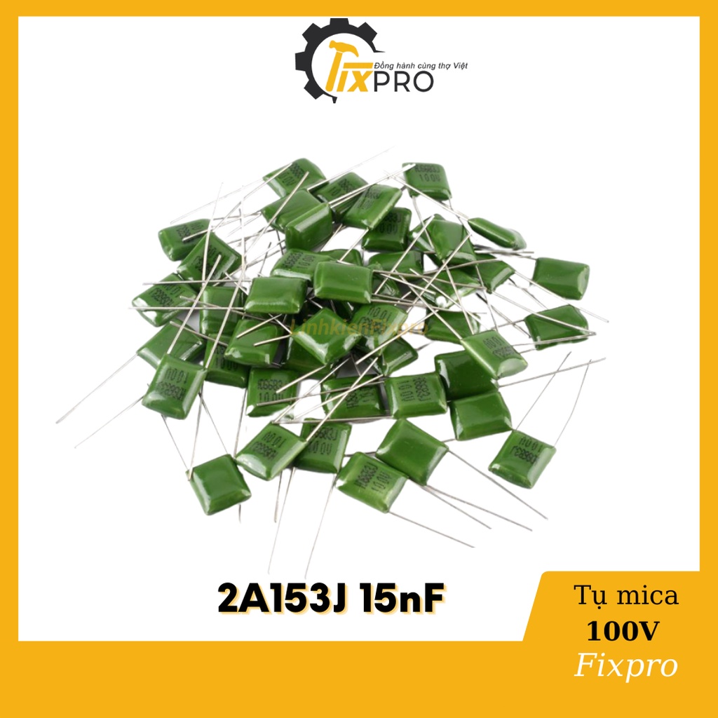 Combo 5 chiếc tụ Mica 100V 2A102J 2A683J 2.2nF 3.3nF 4.7nF 6.8nF 22nF ...