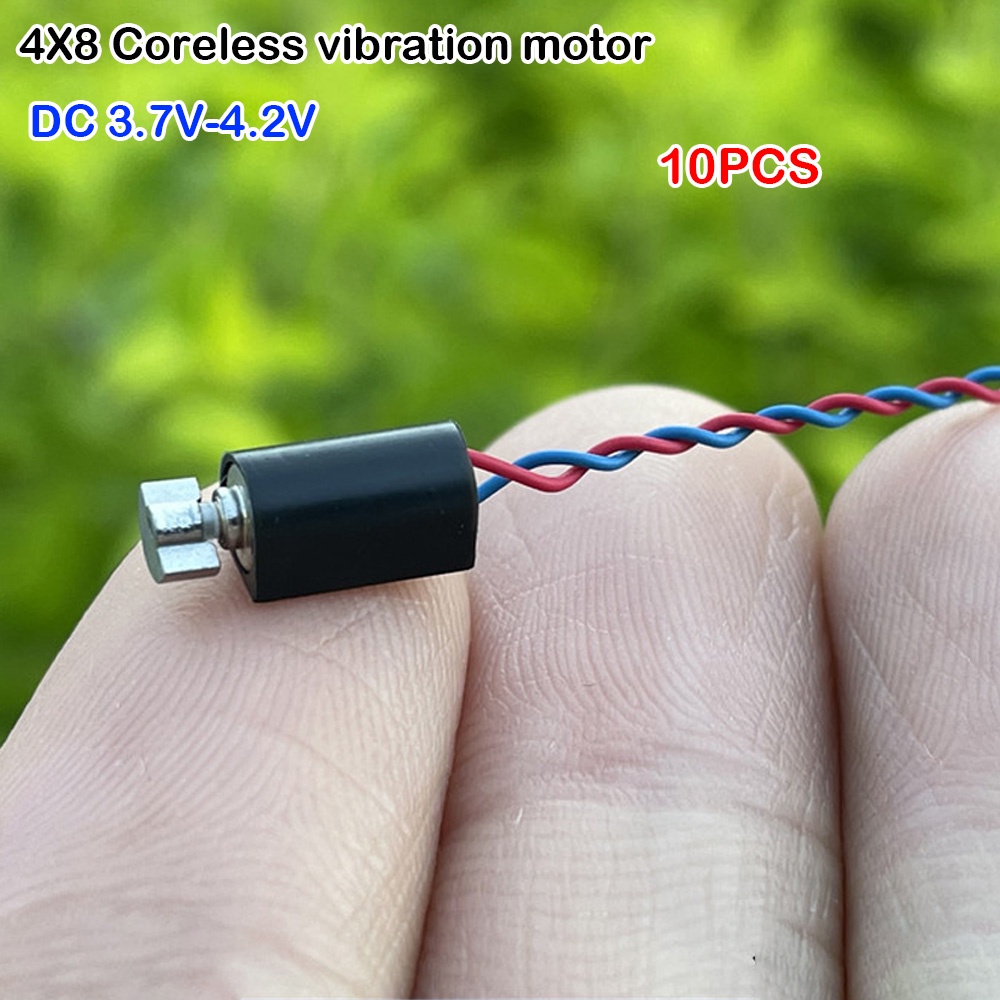 Set 10 Mô Tơ Rung Mini 4x8mm DC 3.7V 4.2V Cho Tay Cầm Chơi Game ...