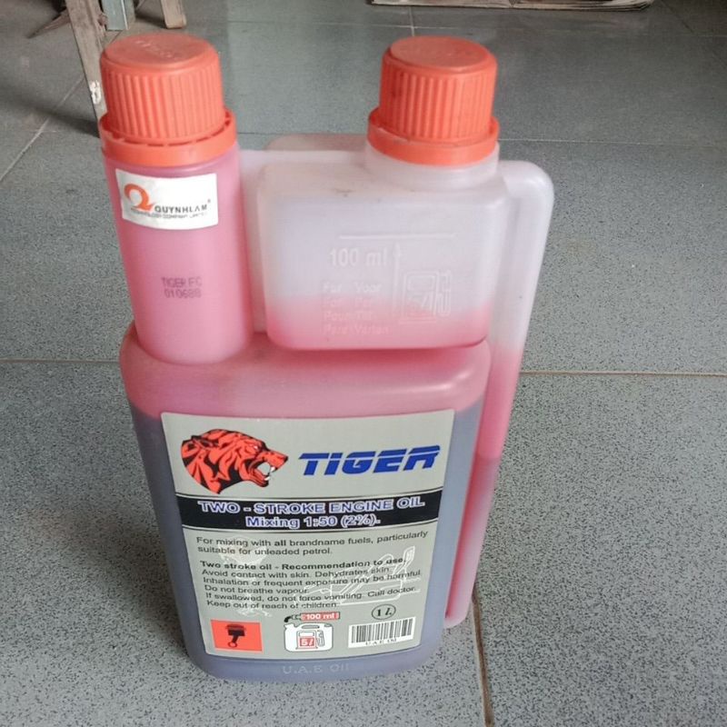 NHỚT TIGER 2 THÌ CHÍNH HÃNG, DẦU 2T TIGER CHO ĐỘNG CƠ 2 THÌ 1 LÍT ...
