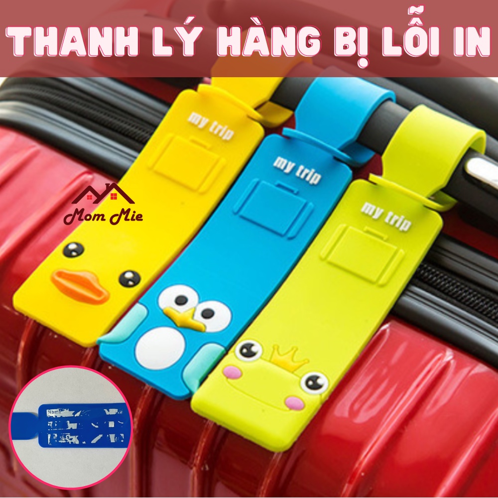 [THANH LÝ HÀNG BỊ LỖI IN] Thẻ tên vali du lịch, name tag hành lý bằng ...