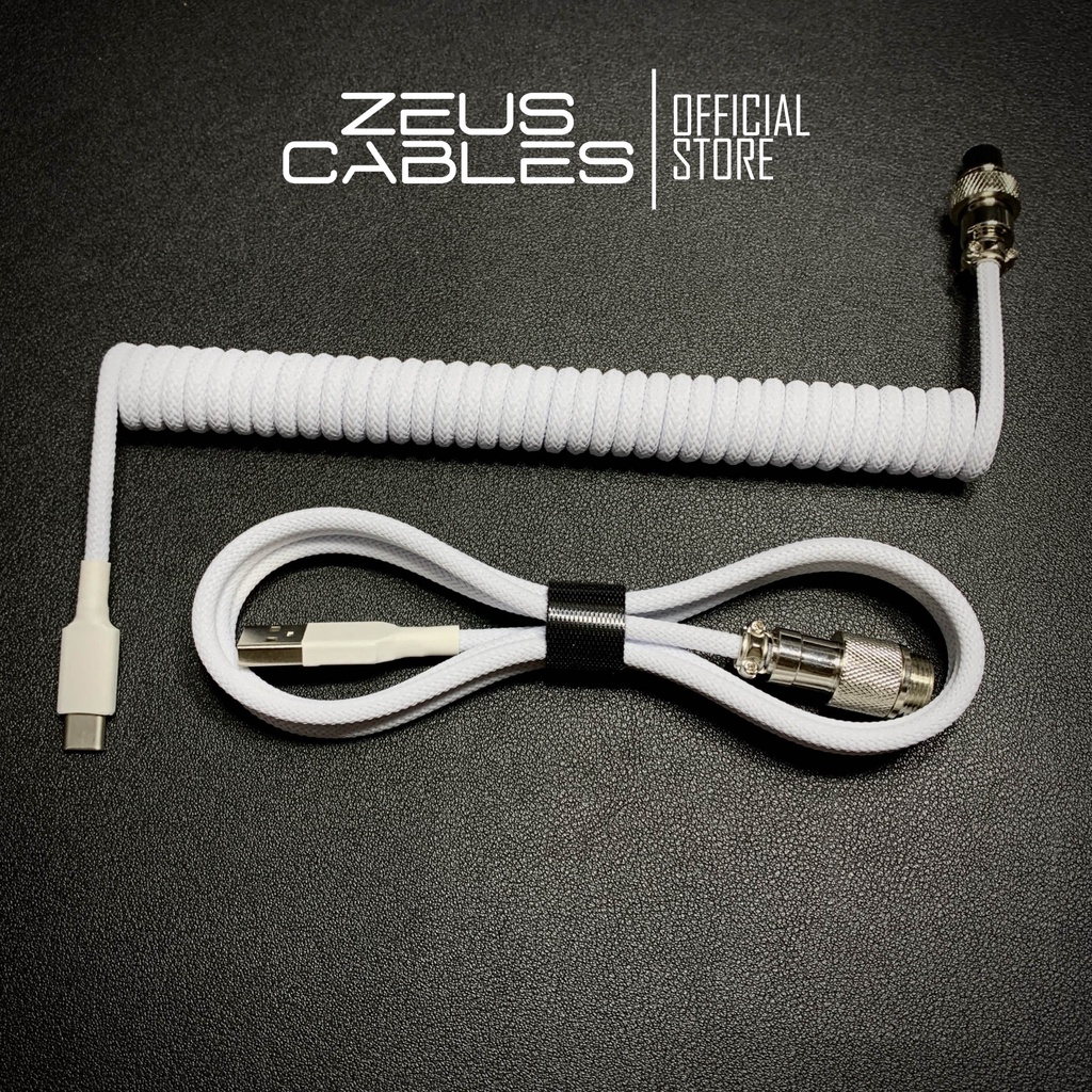 [PET] Dây Cáp Custom Type C Dạng Xoắn Coiled Cable Cho Bàn Phím Cơ Kết ...