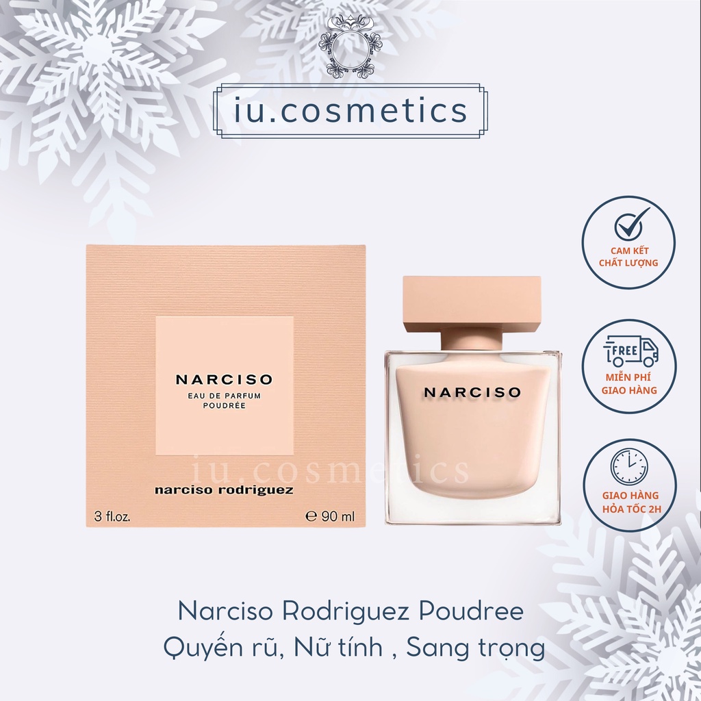 [Mã COSBAUH3 giảm 8% đơn 300K] Nước hoa nữ Narciso Hồng lùn EDP 90ml ...