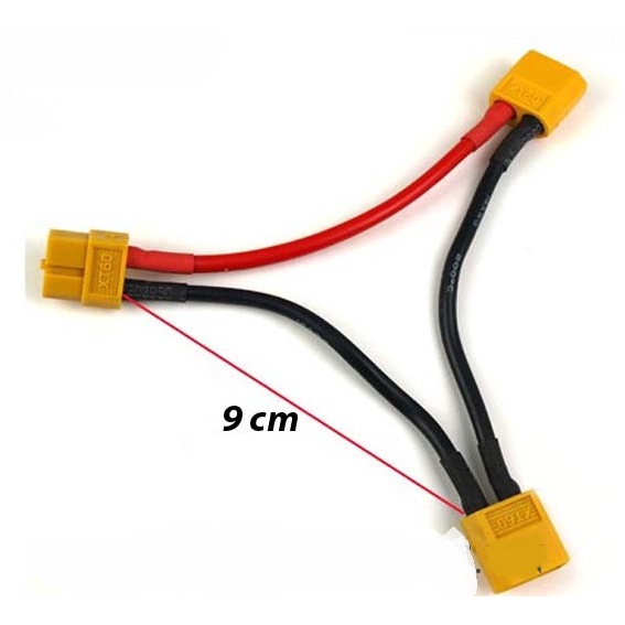 Jack nối pin XT60, XT90 nối tiếp tăng Volt dây 14awg, 12awg | Shopee ...