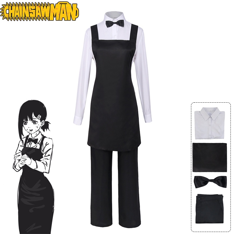 New Chainsaw Man Higashiyama Kobeni Cosplay Costume Uniform Outfit Fancy Dress Party | Shopee ...