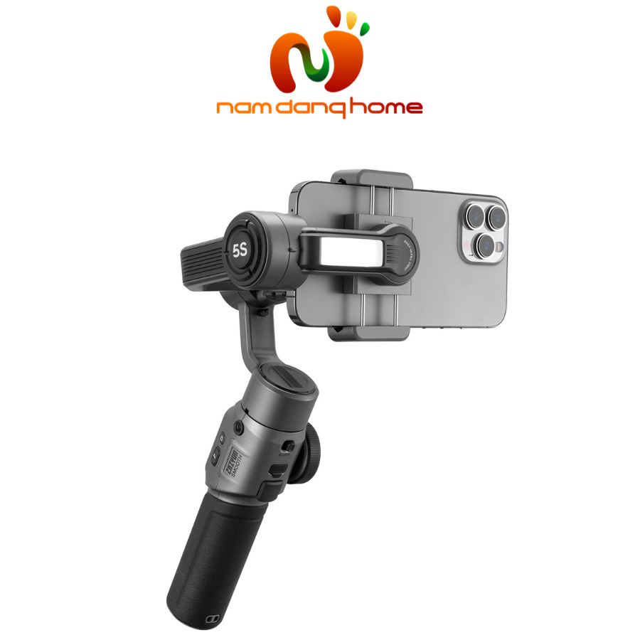Gimbal Zhiyun Smooth 5S - Tay cầm chống rung 3 trục cho điện thoại bản nâng cấp có joystick Zoom ...