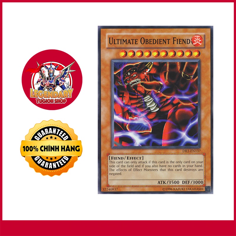 [Thẻ Bài Yugioh Chính Hãng] Ultimate Obedient Fiend | Shopee Việt Nam