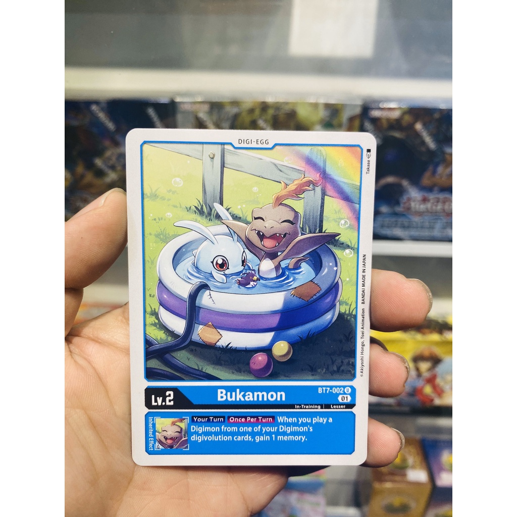 Thẻ bài Digimon Mã BT7-002 - Bukamon - Digi-Egg - Uncommon | Shopee ...