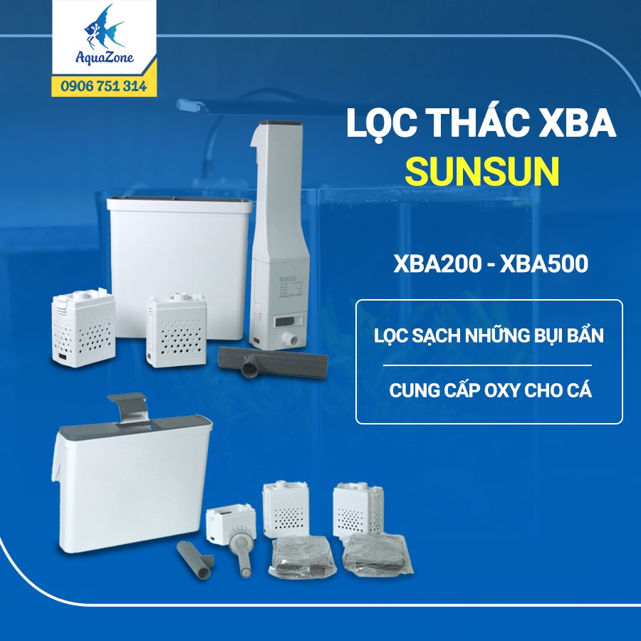 Lọc thác tích hợp lọc váng hồ cá Sunsun XBA 200, XBA 300, XBA 500 | Shopee Việt Nam