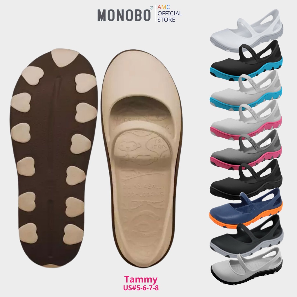 Giày Nhựa Nữ Monobo-Tammy Đi Mưa Thái Lan Dễ Khô, Thông Thoáng, Chống ...