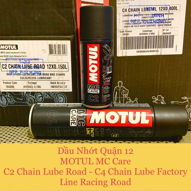 Dưỡng Sên - Bôi Trơn Xích Motul MC Care C2 - C4 Chain Lube Factory Line ...