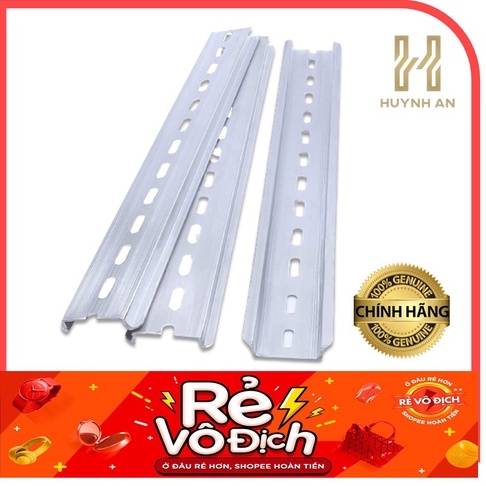 Thanh din rail, ray nhôm cài aptomat, khởi động từ, timer, nhôm cao cấp ...