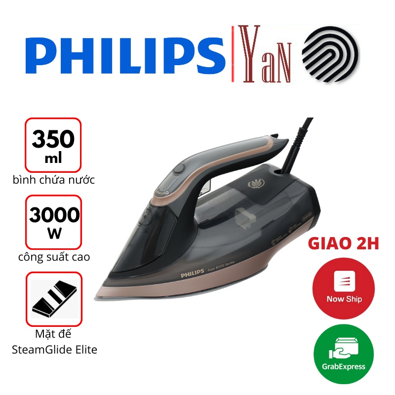 Bàn ủi hơi nước Philips DST8041/80 3000W - Azur 8000 Series - Hàng ...