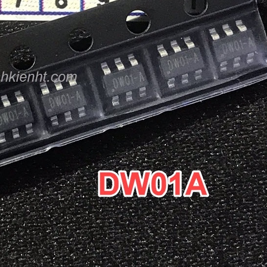 Túi 5 con DW01 IC DW01-A SOT-23-6 (SMD) bảo vệ sạc pin tương đương ...