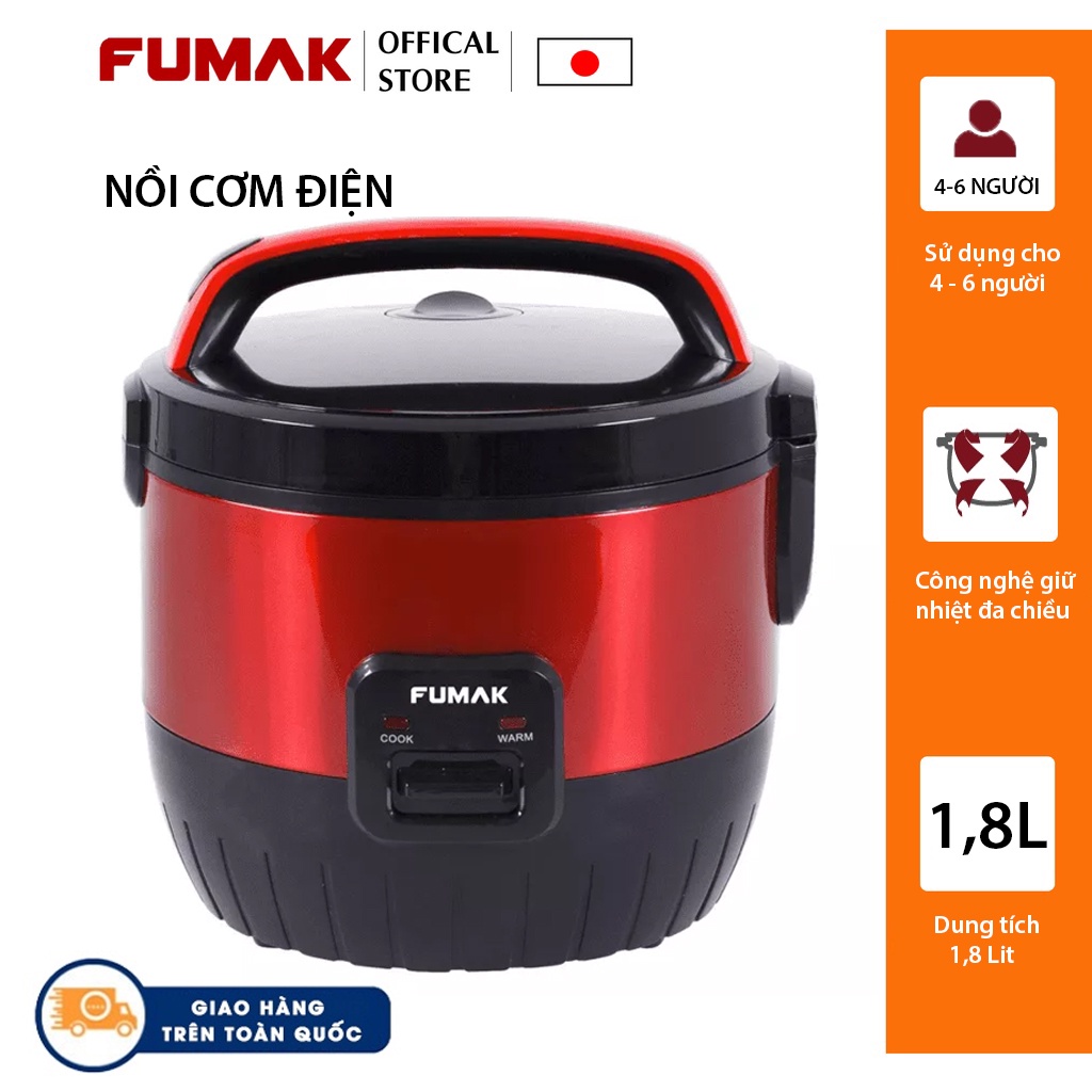 Nồi cơm điện FUMAK FRC - 180 - Hàng chính hãng - Chất lượng Nhật Bản ...