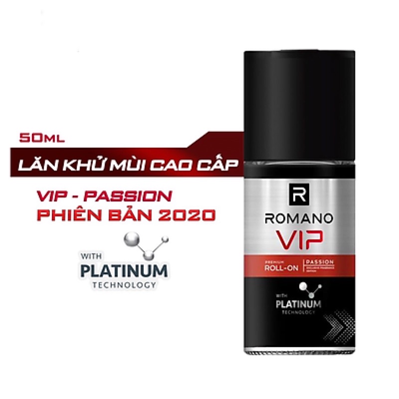 LĂN KHỬ MÙI CAO CẤP ROMANO VIP PASSION/ VISION 50ML | Shopee Việt Nam