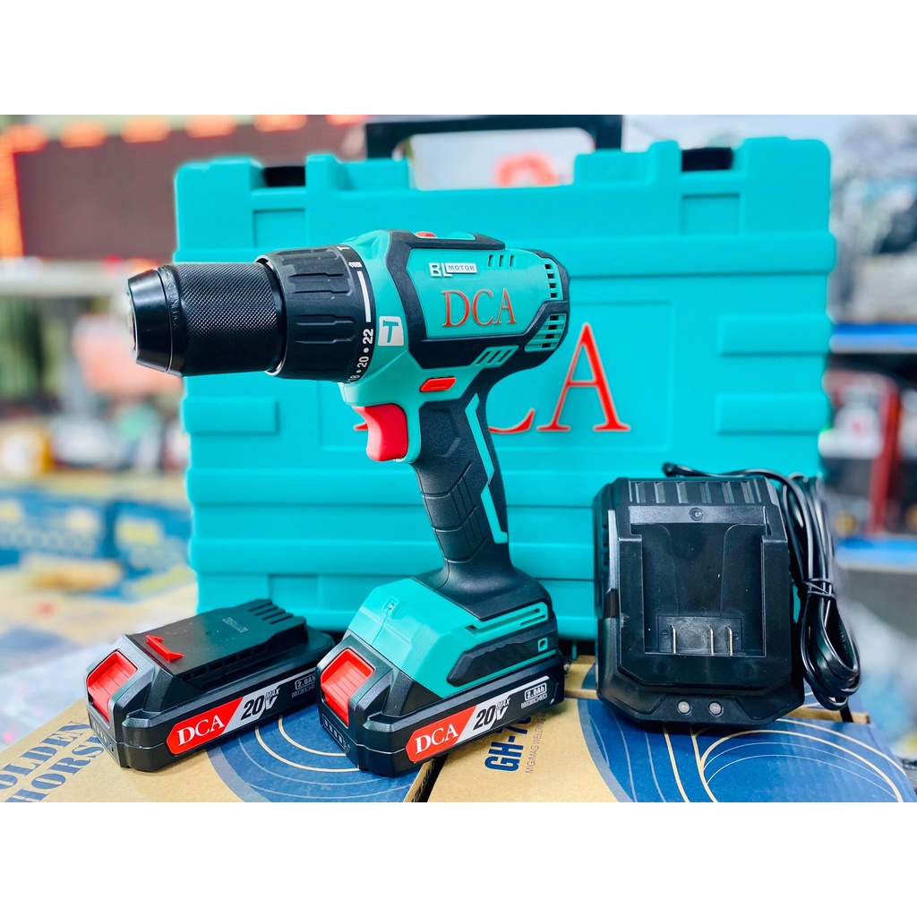 Máy khoan pin 3 chức năng DCA ADJZ05-13 đầu kẹp 13mm - Lực siết 60Nm dùng pin 20V | Shopee Việt Nam