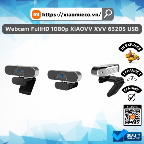 Webcam Full HD 1080p XIAOVV XVV 6320S USB | Shopee Việt Nam