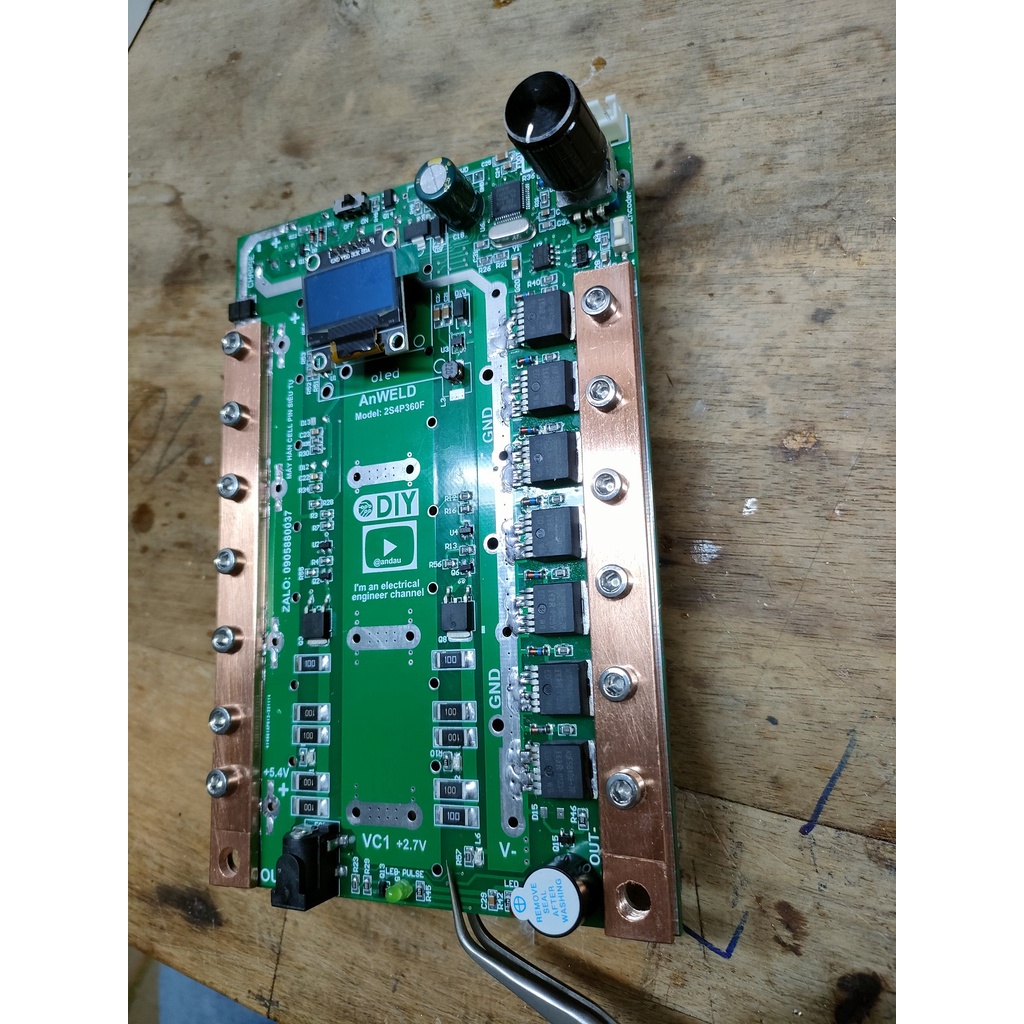 Mạch máy hàn cell pin siêu tụ V2 chưa hàn tụ | Shopee Việt Nam