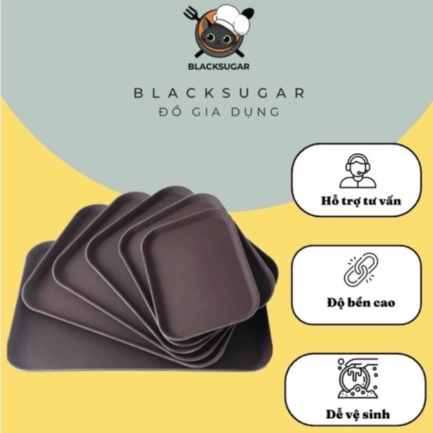 Khay/Mâm Phục Vụ Chống Trượt Chữ Nhật Cỡ Lớn Kích Thước 38x51cm ...