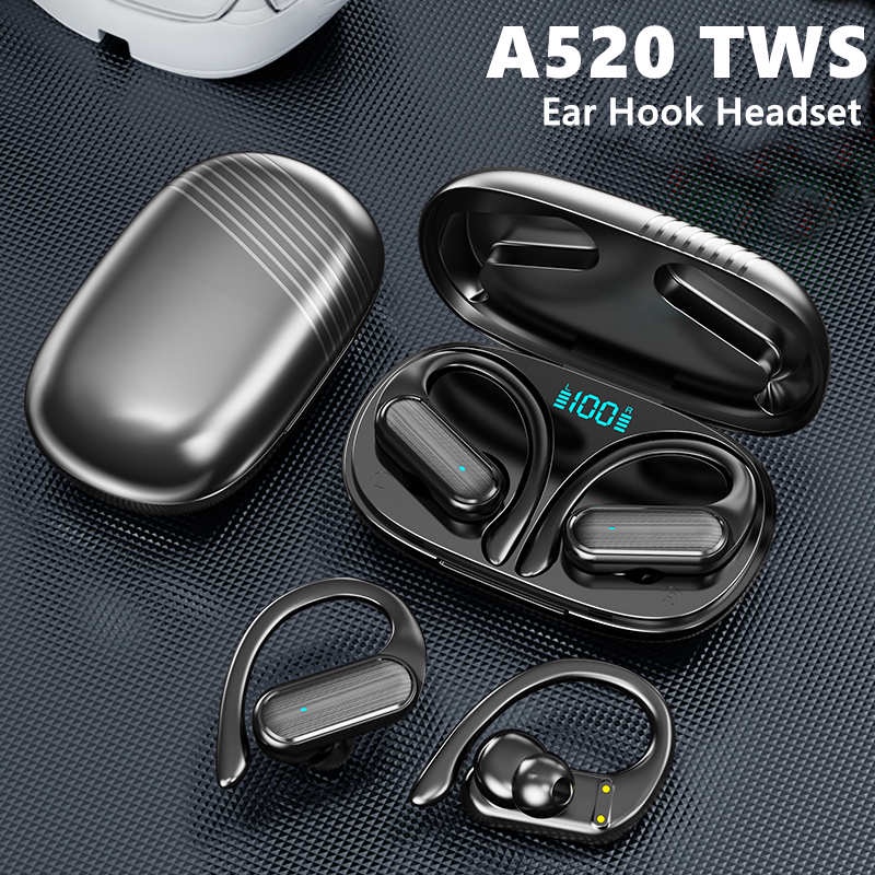 Tai Nghe Bluetooth Không Dây A520 TWS Dạng Móc Vành Tai Cảm Ứng Thông ...