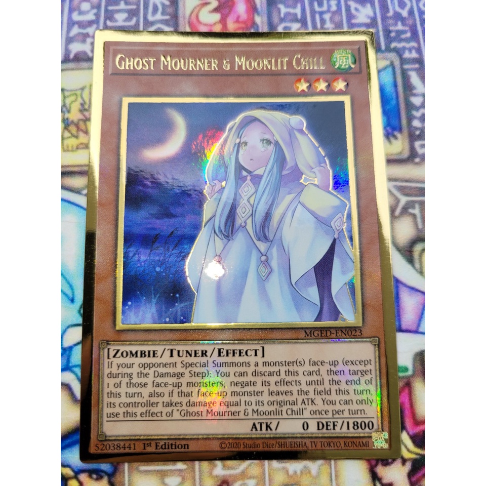 Thẻ bài Yugioh - TCG - Ghost Mourner & Moonlit Chill / MGED-EN023 ...