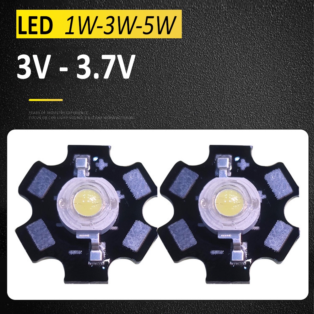 Bóng Led, Chip Led 3V-3.7V (1W, 3W, 5W) Bóng Led Thay thế đèn pin, Đèn ...