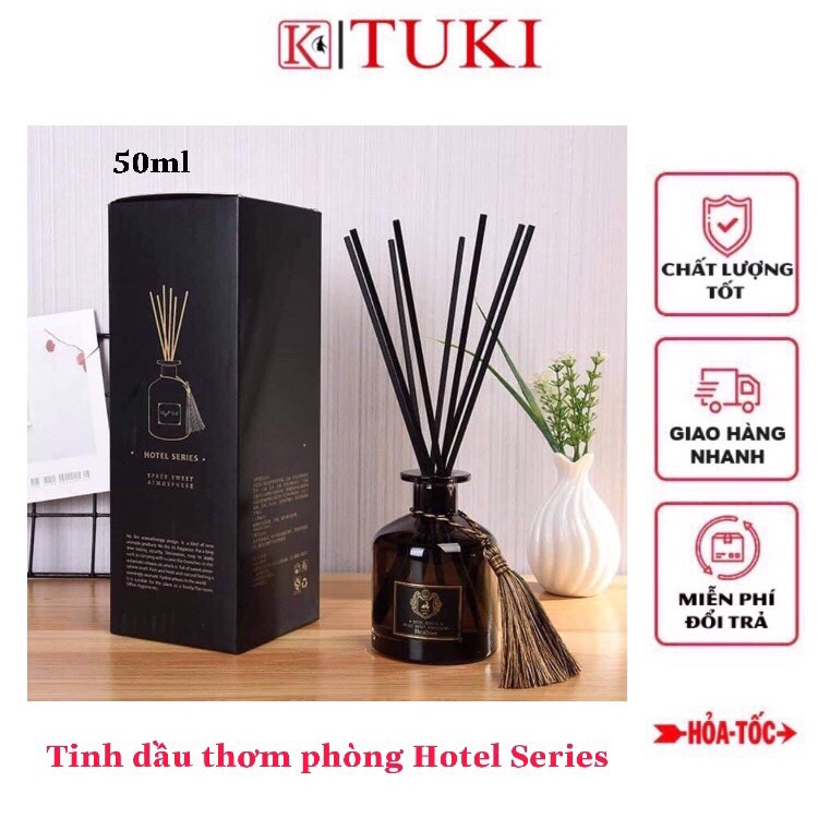 Tinh dầu thơm phòng Hotel Series que gỗ tự khuếch tán - dung tích 50ml | Shopee Việt Nam