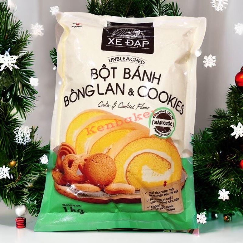Bột mì thơm siêu mịn số 8 làm bánh bông lan & COOKIES CJ/ Cake Flour ...