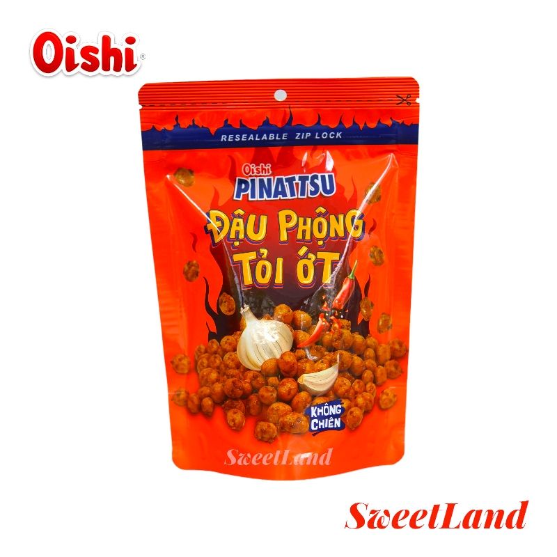 Đậu phộng Oishi Pinattsu không chiên túi zip 80g | Shopee Việt Nam