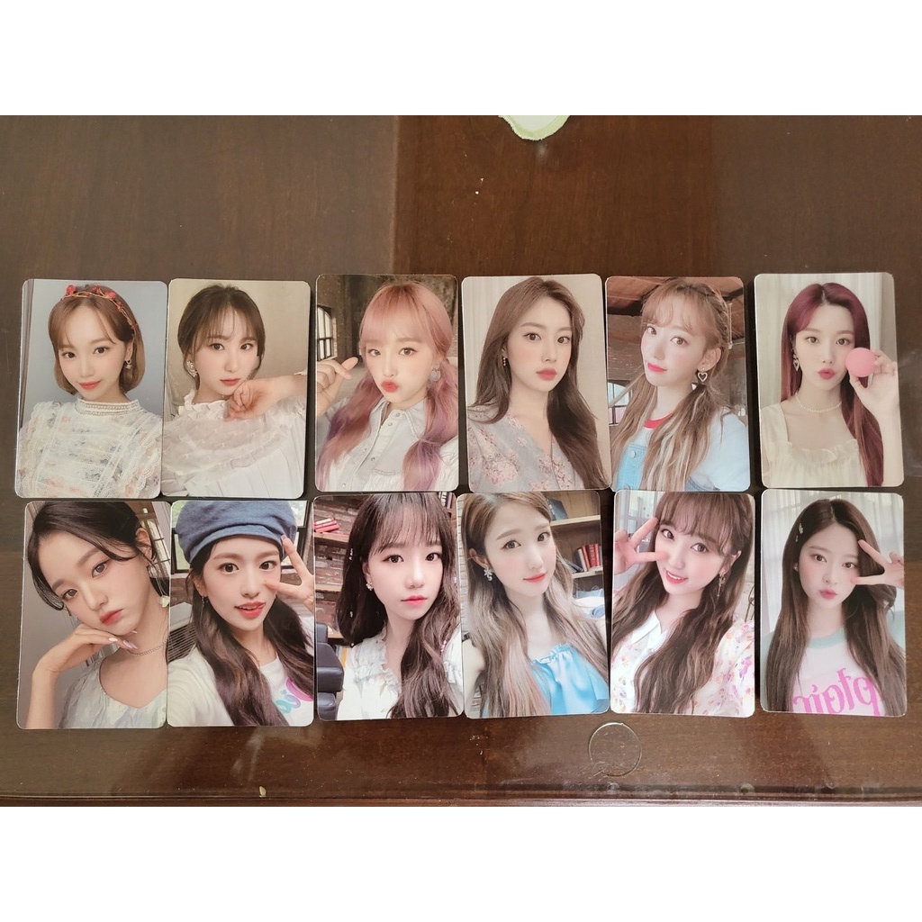 Ảnh photocard Iz*one album fankit oneiric diary one reeler Chaewon Eunbi Hitomi Yena Chaeyeon ...